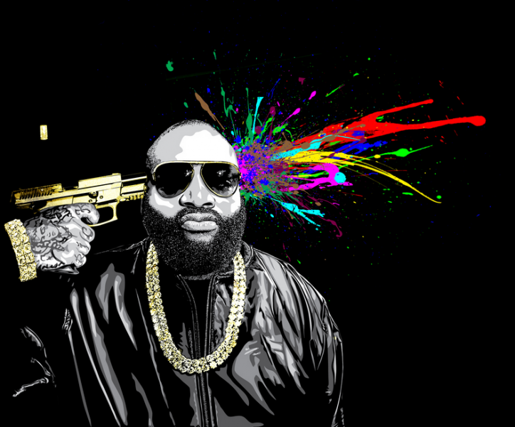 Rick Ross’ “Mastermind” Album Cover – MR BRAINWASH